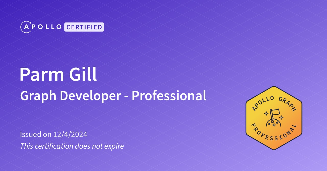 Developer certification - GraphQL Tutorials